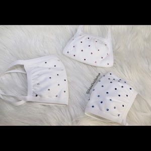 Hanes | Accessories | Swarovski Crystal Face Masks | Poshmark